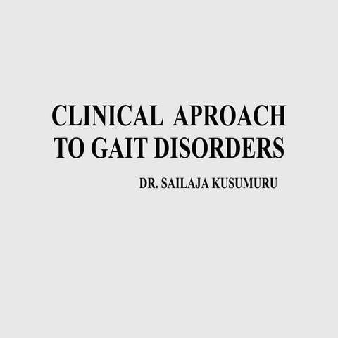 Abnormal Gait Pattern :Types and Causes. | PPTX