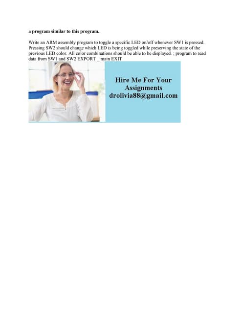 a program similar to this program- Write an ARM assembly program to.pdf a program similar to this program- Write an ARM assembly program to.pdf