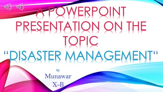 Disaster preparedness & mitigation | PPTX