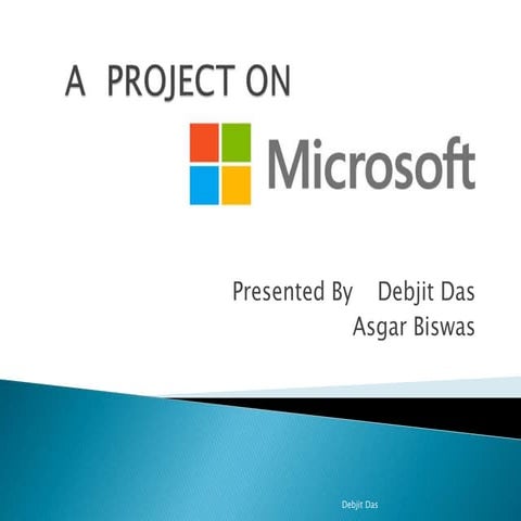 A project on microsoft | PPTX