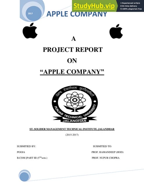 Management Information System- Apple Inc. | PDF