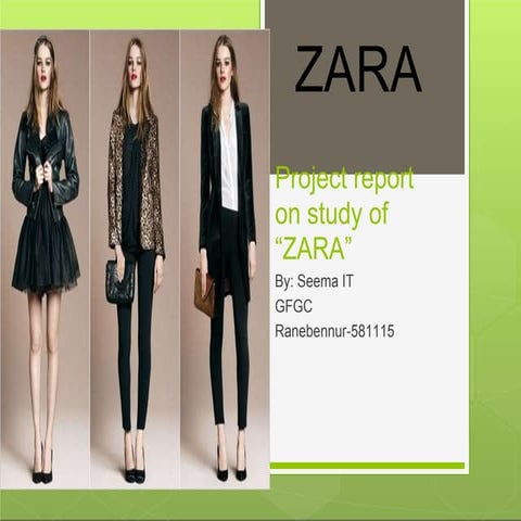 Zara Case Study (Value Chain Management) | PPTX