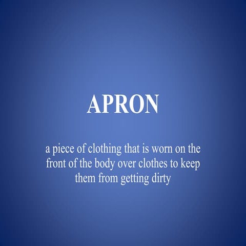 Apron | PPTX