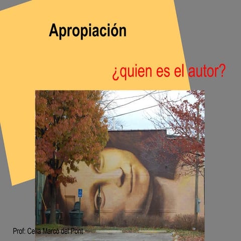 Apropiación © Celia Marcó del Pont | PPT