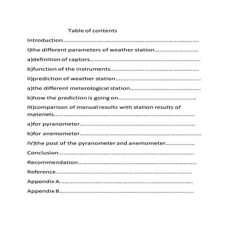 A proposal to review how the weather station predict the weather | DOCX
