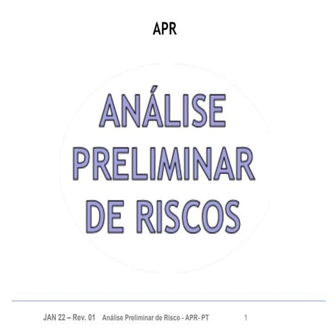 APR TREINAMENTO APR 2010_TREIN_PINDA - MODELO.ppt