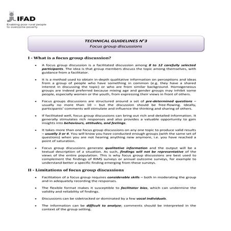 APR Workshop 2010-M&E-TG3 focus group discussions | DOC