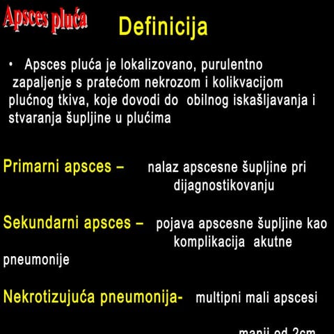 Apsces pluca | PPT