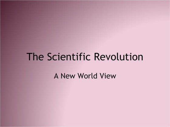 Enlightenment and Scientific Revolution | PPT