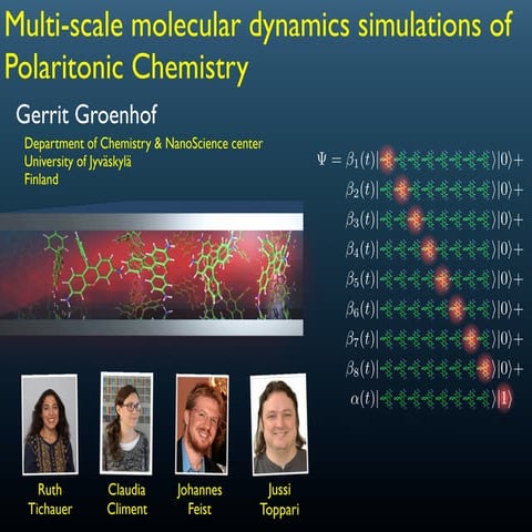 Multiscale molecular dynamics simulations of polaritonic chemistry | PDF