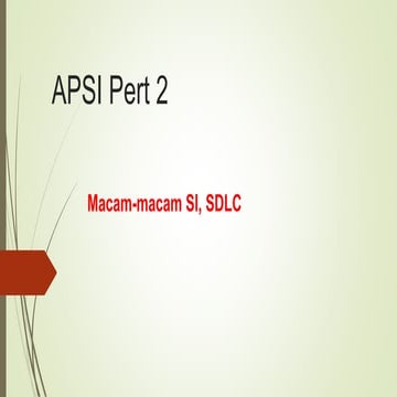 Apsi | PPT