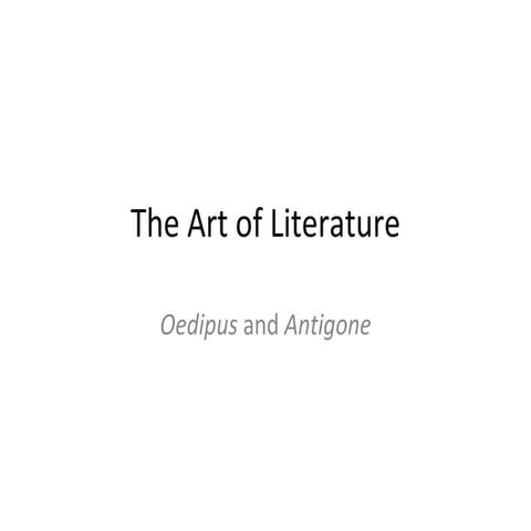 Images of Antigone and Oedipus | PPT