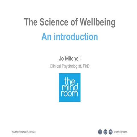 APS Positive Psychology #1 (intro to wellbeing science) | PPT
