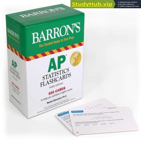 AP Statistics Flashcards (Barron S Test Prep | PDF