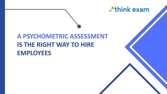 Unlocking Potential: A Guide to Psychometric Assessment Tools | PPT