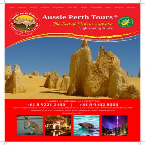 Aussie Perth Tours Brochure 2018 | PDF