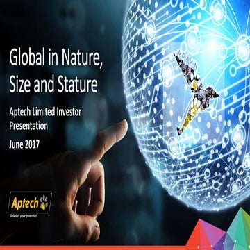 Aptech limited investorpresentation(june2017) | PDF
