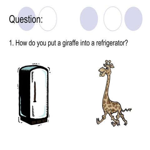 Aptitude Test - Refrigerator Kids puzzle Funny | PPT