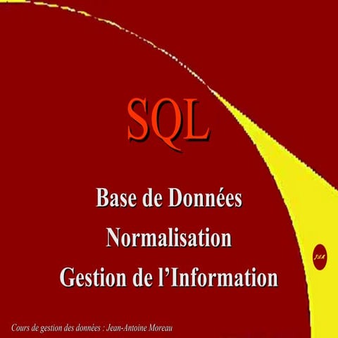 SQL Jean-Antoine Moreau | PPT