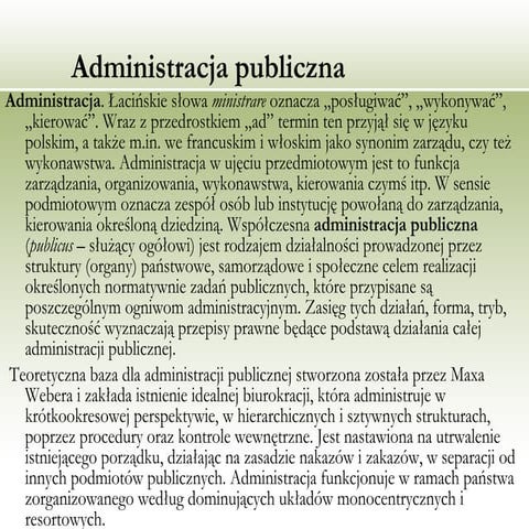 Administracja publiczna w UE wstęp | PPT