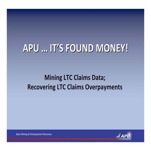 Apu LTC Presentation | PDF