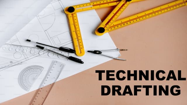 DRAFTING TOOLS, MATERIALS AND EQUIPMENT | PPTX