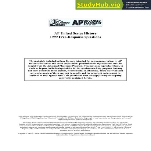 AP United States History 1999 Free-Response Questions.pdf