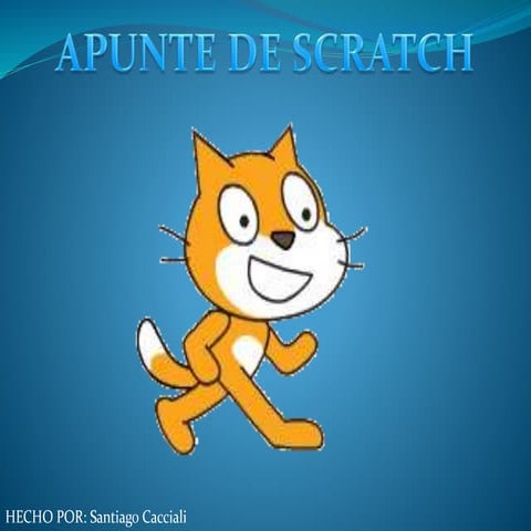 Apunte de instrucciones de scratch | PPTX