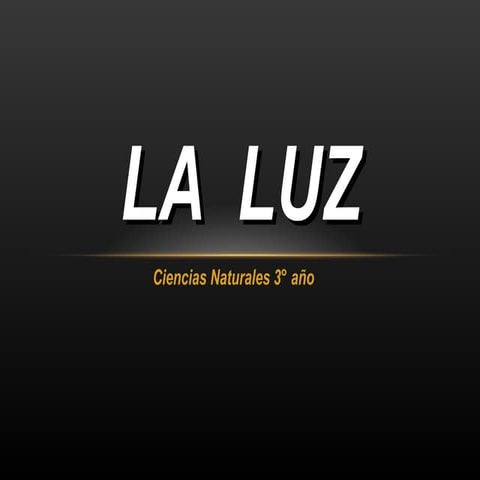 PPT y apuntes de la luz para tercero básico | PPT