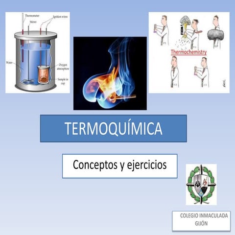 Termoquímica. conceptos y ejercicios | PPTX