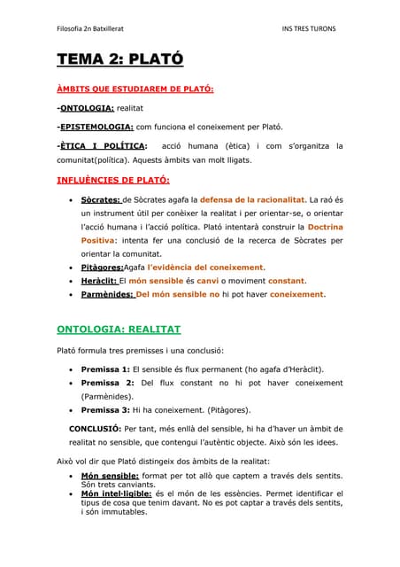 El mite de la caverna sara ait - 4 hsa | PDF