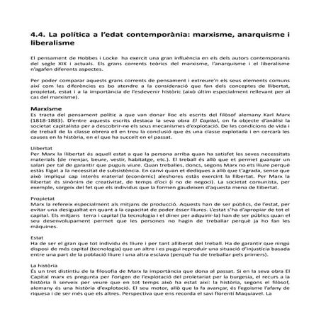 Apunts Karl Marx i marxisme.pdf (filosofia) | PDF