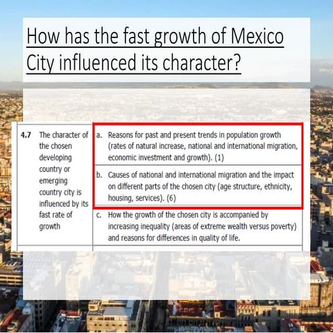 Ap urban growth mexico | PPT
