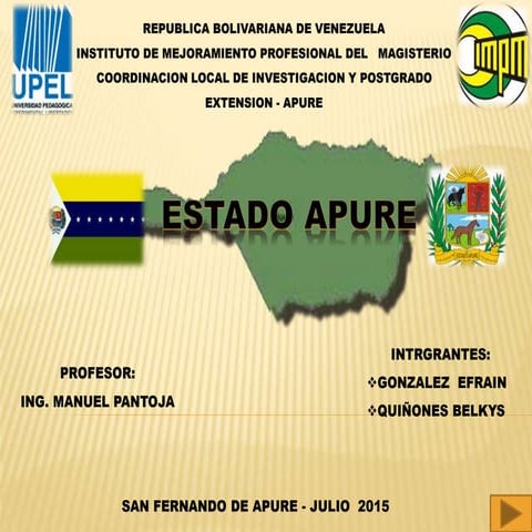 ESTADO APURE | PPTX