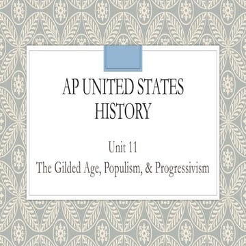 APUSH 2025 - Unit 11 Presentation.pptx ts | PPTX