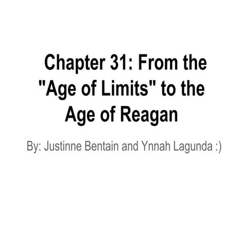 Apush ch. 31 reagan 2 | PPT