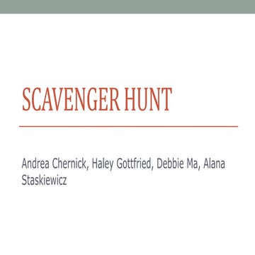 Apush scavenger hunt2 | PPT