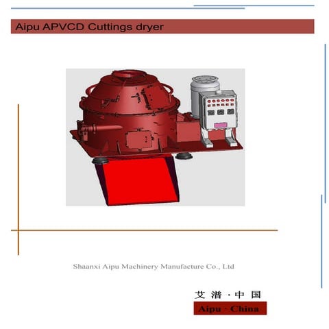 Apvcd cuttings dryer | PDF