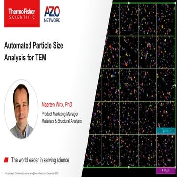 Automated Particle Size Analysis for TEM | PPTX