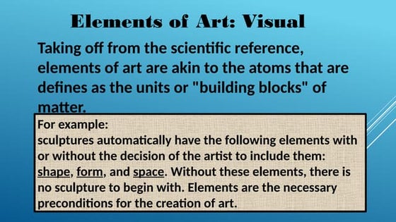 Lesson 8: Elements of Arts and Principles of Composition | PPTX