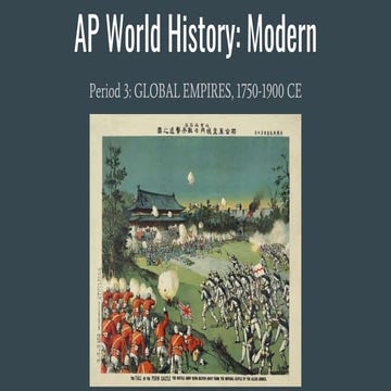 APWH Period 3 Review 1750-1900.pptx | Civic affairs | Politics