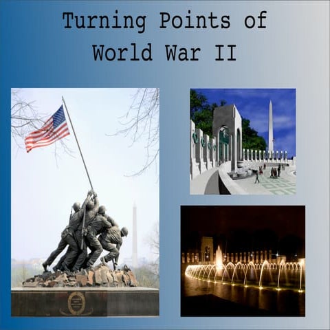 AP World WW II turning pts and lessons learned | PDF