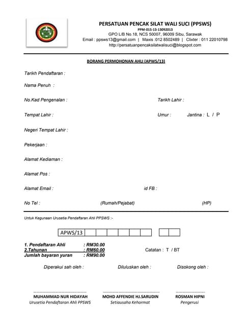 Syarat Administrasi Pendaftaran Ormas Di Kesbangpol | DOC