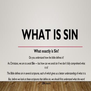 what is sinwhat is sinwhat is sinwhat is sin | PPT