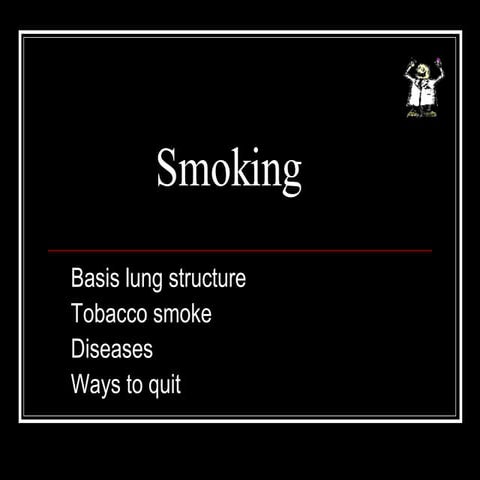Aqa B1a 11[1].3 Smoking Rg | PPT