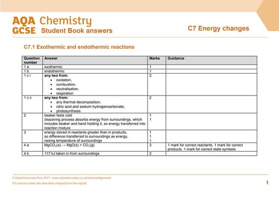 AQA GCSE Physics P1 [ Summary answers ] | PDF | Physics | Science