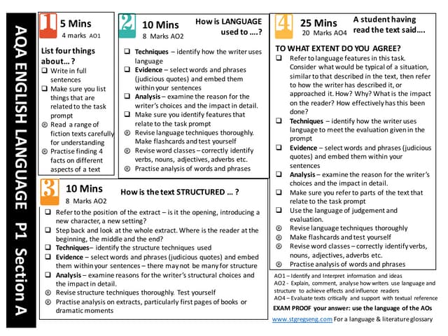 Assessment Objectives AQA GCSE English | PPT Assessment Objectives AQA GCSE English | PPT