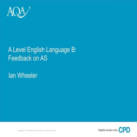 Aqa web conference presentation v1.2 | PPTX