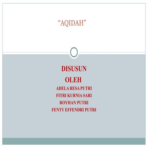 Aqidah | PPT | Free Download