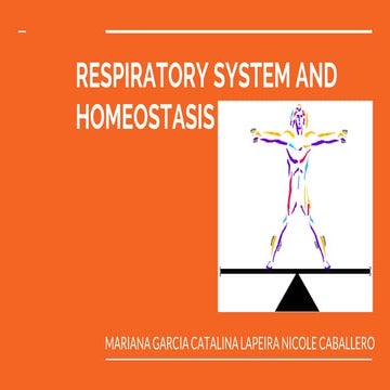 Respiratory system and homeostasis | PPTX